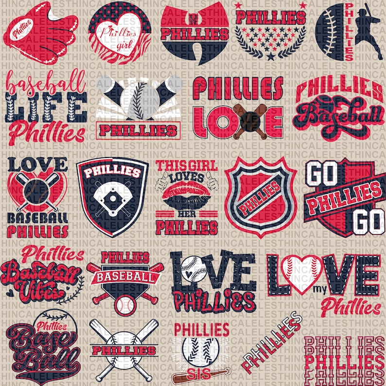 20+file,phillies Bundle,phillies Svg,phillies Png,,layered File,instant ...