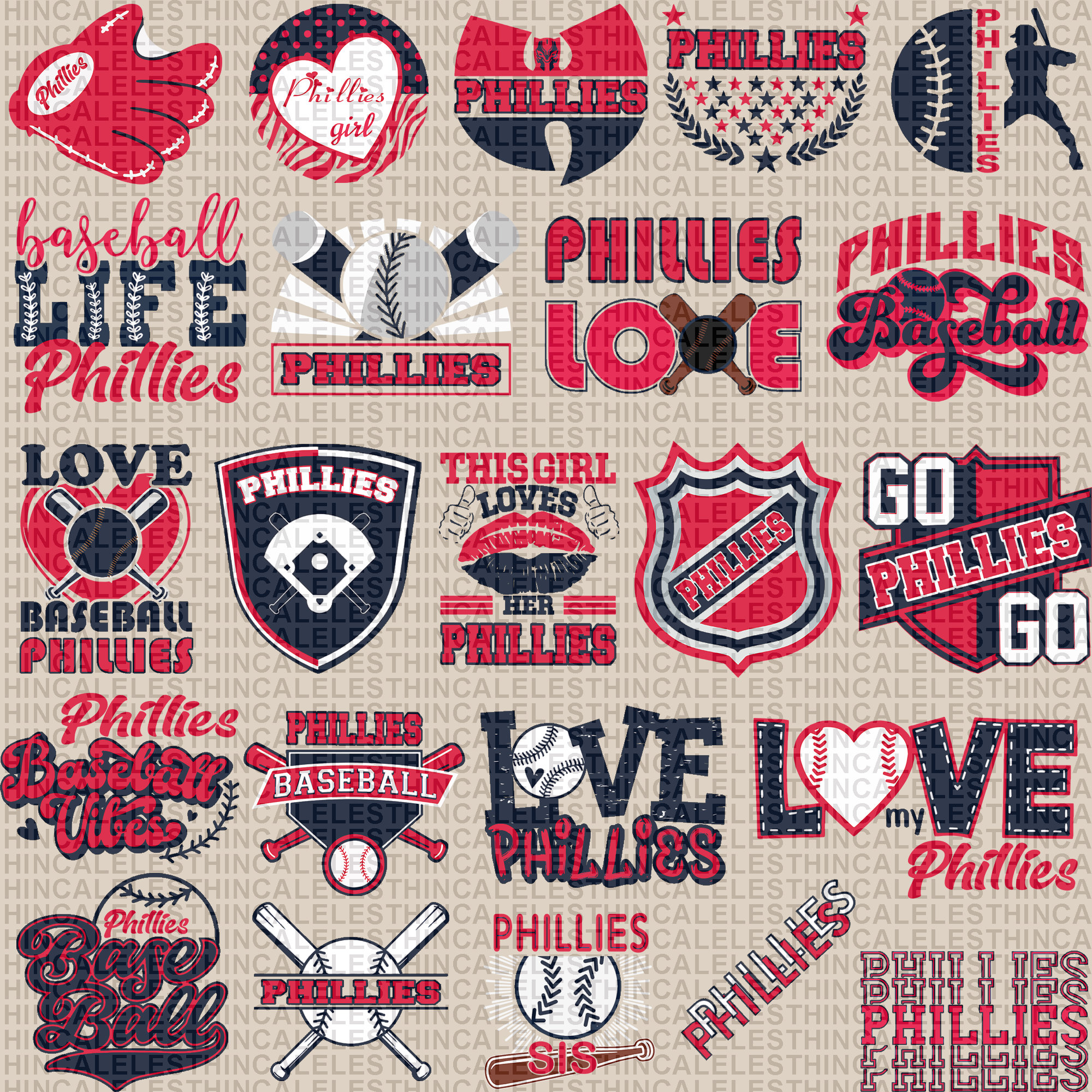 20+file,phillies Bundle,phillies Svg,phillies Png,,layered File,instant ...