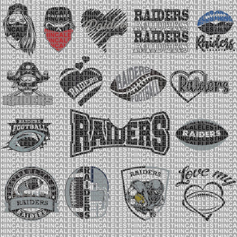 Raiders Svg - Etsy