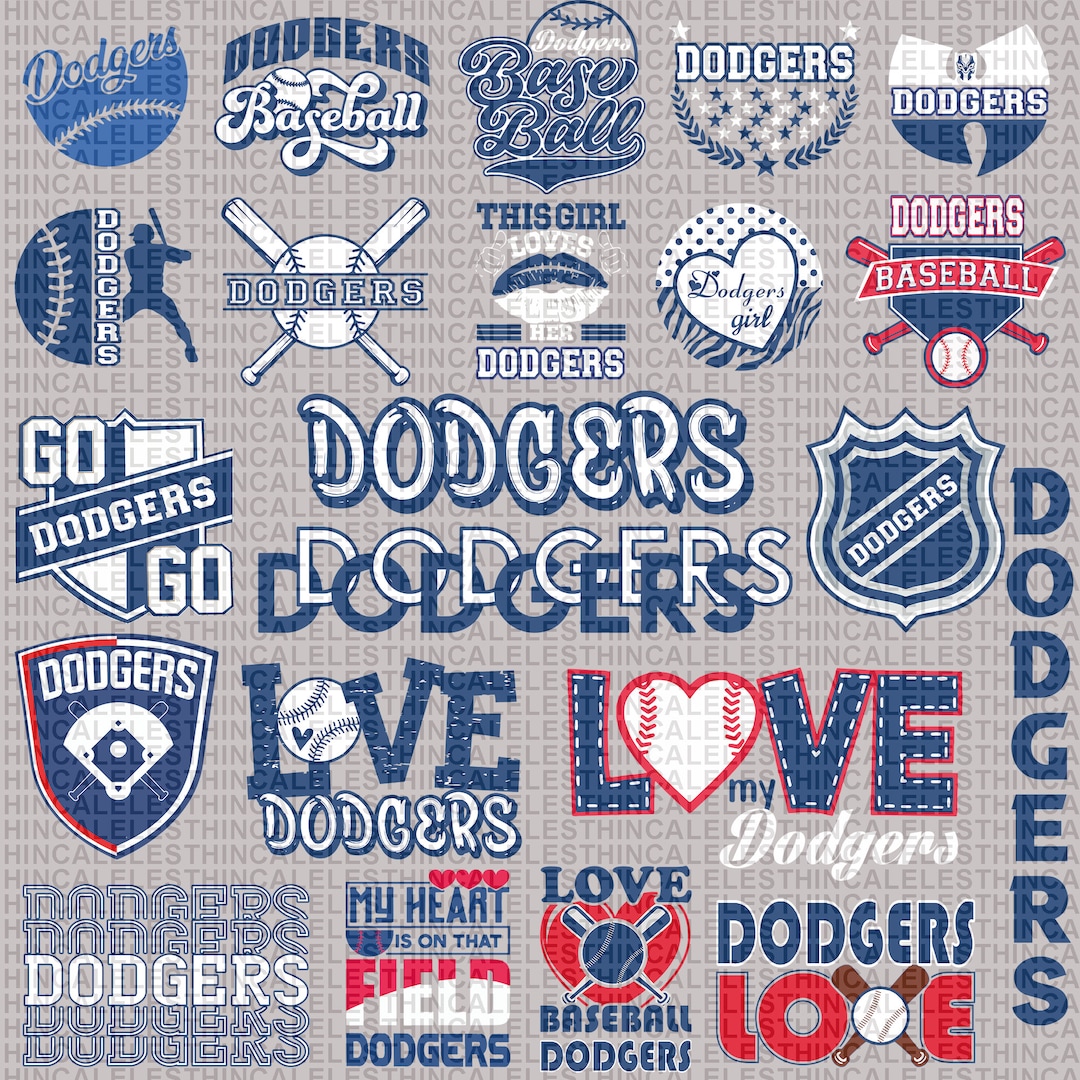 20+file,dodgers Bundle,dodgers Svg,dodgers Png,dodgers Cricut,layered ...