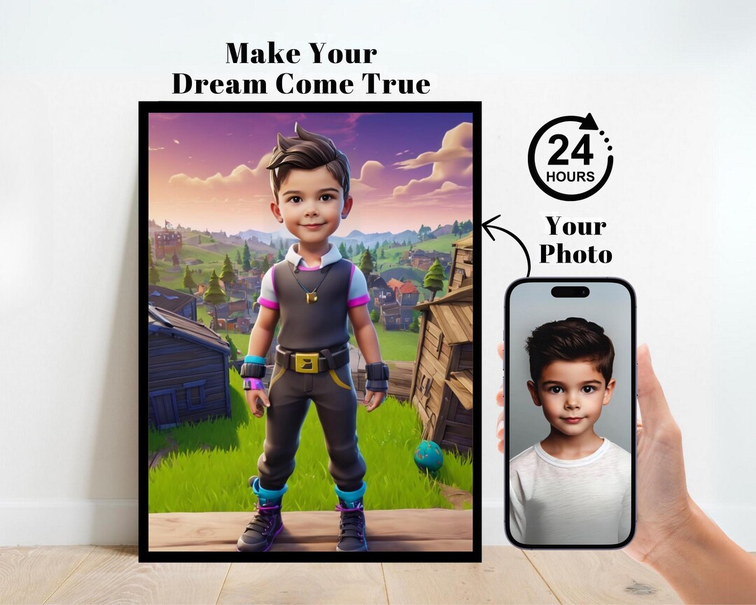 Personalized Game Character Portrait,custom Favorite Game Character ...