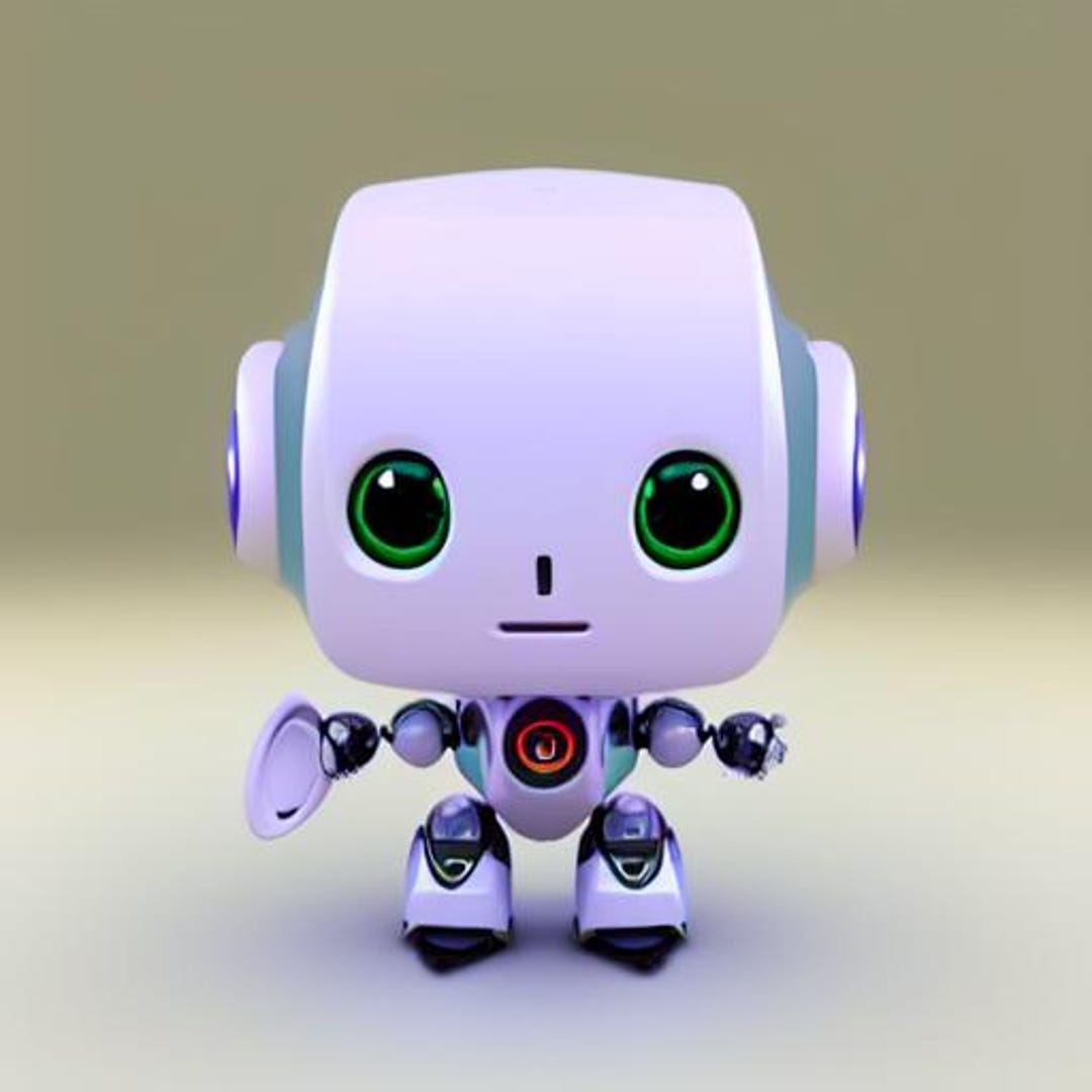 Mini Robot 3D Model - Etsy