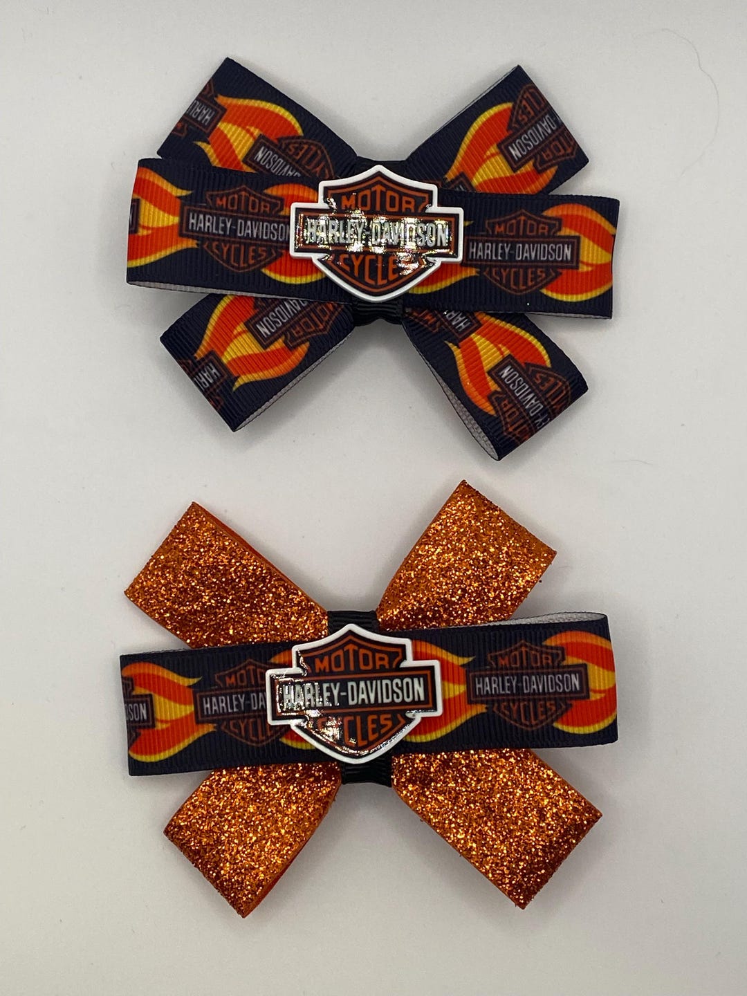 Harley Davidson Ribbon Bow - Etsy