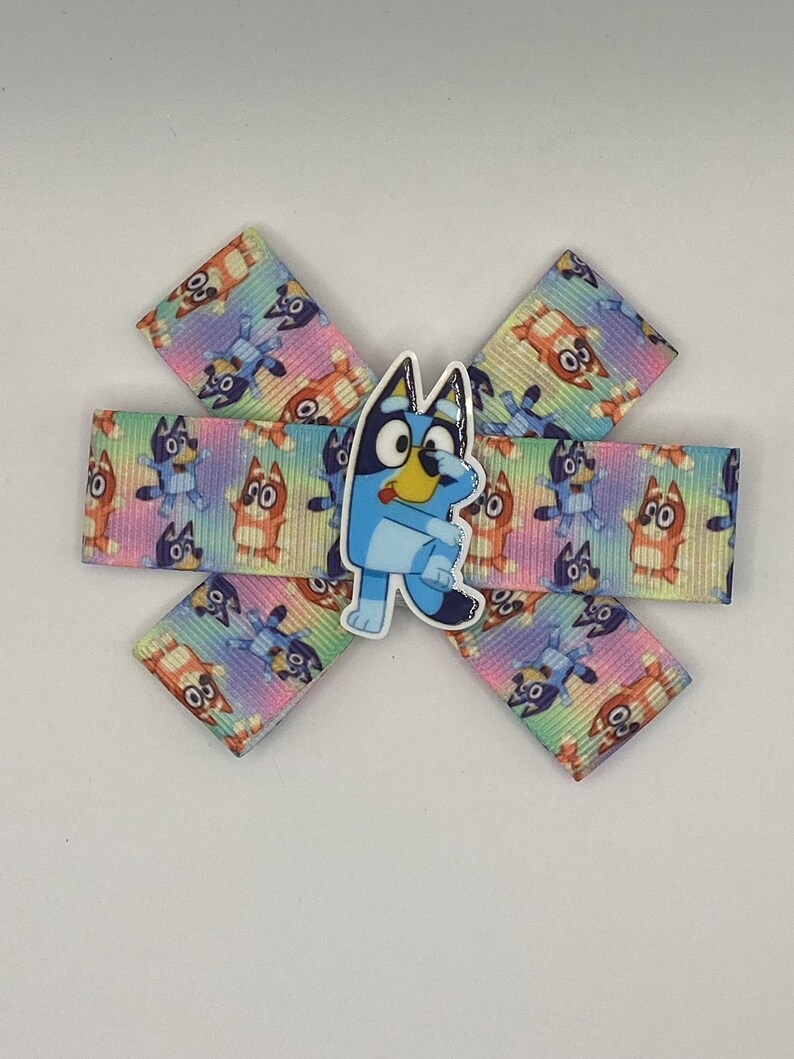 Ribbon Bow Bluey, Cocomelon - Etsy