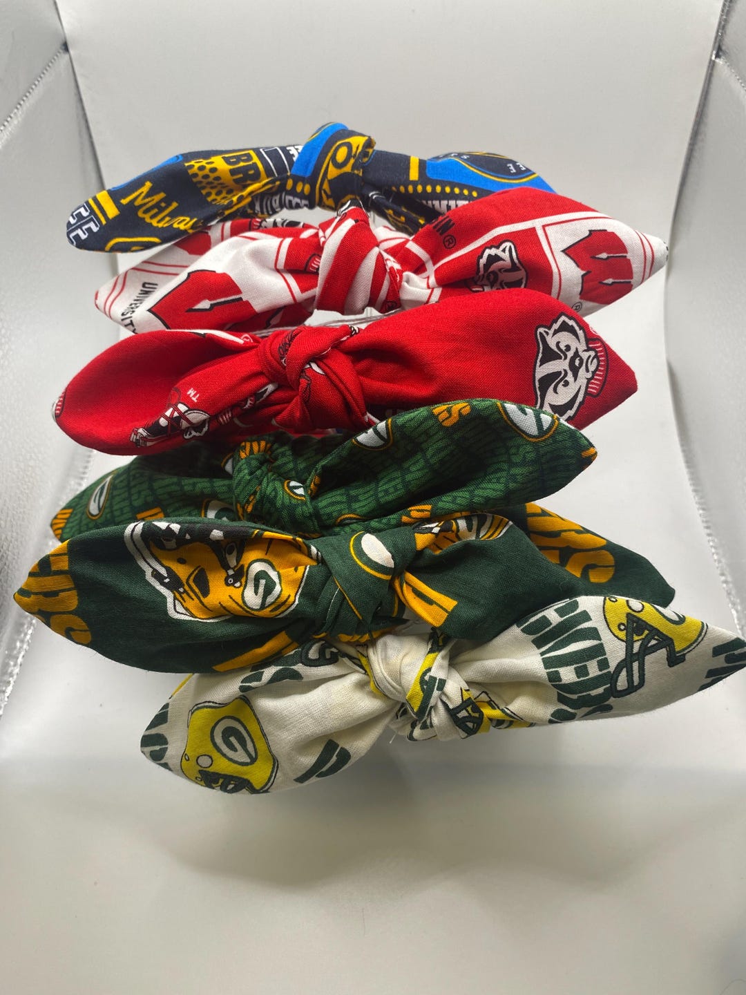 Tie Knot Headband Green Bay Packers, Wisconsin Badgers, Milwaukee ...