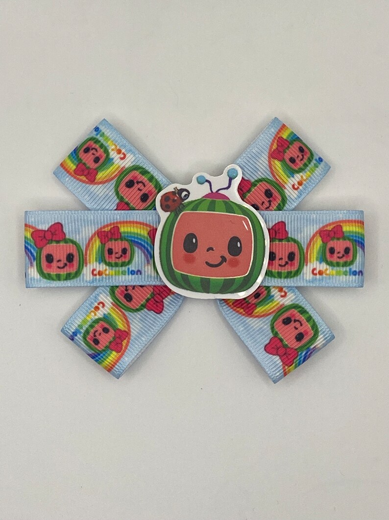 Ribbon Bow Bluey, Cocomelon - Etsy