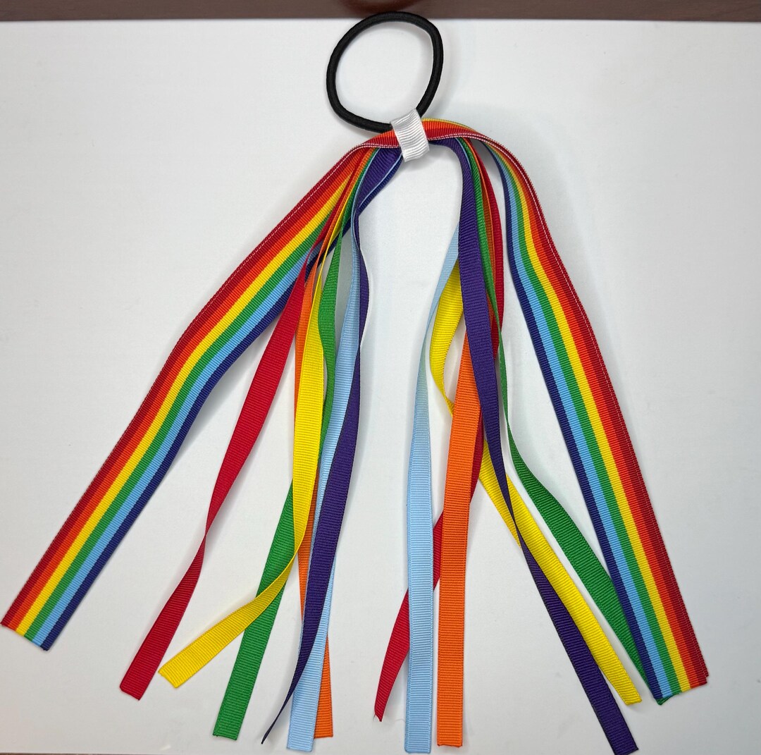 Rainbow Hair Streamers - Etsy