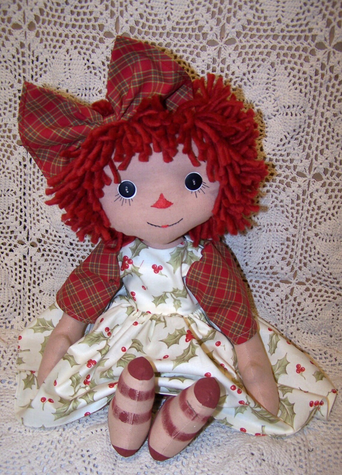 Pattern/abby/primitive Raggedy Doll Pattern ET - Etsy