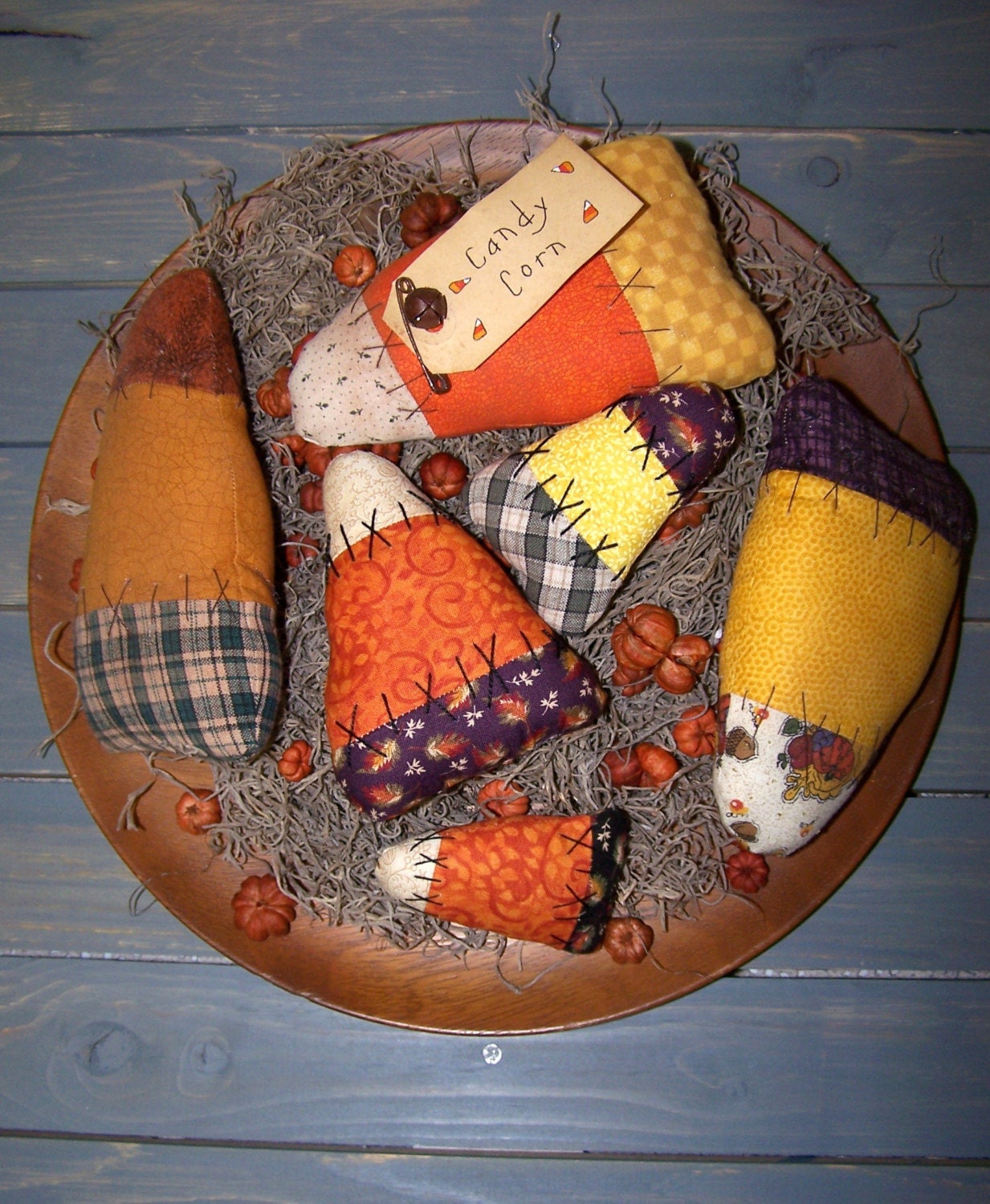 PDF/ Primitive Candy Corn Ornies Pattern ET - Etsy