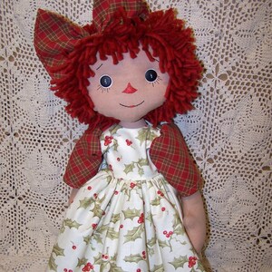 Pattern/abby/primitive Raggedy Doll Pattern ET - Etsy