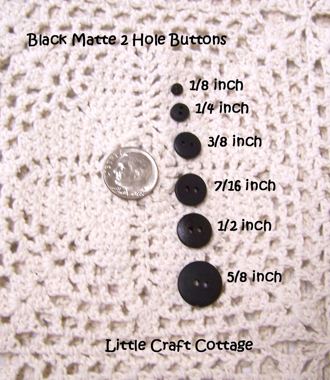 Black Doll Button Eyes in 6 Different Sizes ET - Etsy