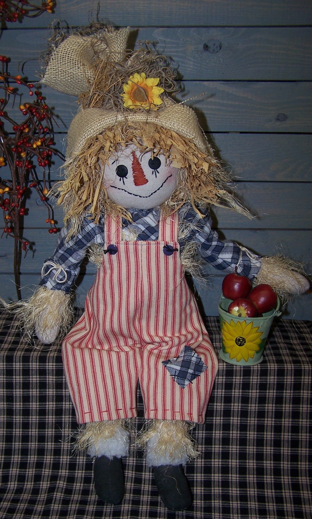 Pdf/pattern/silas Scarecrow Doll Pattern ET - Etsy