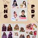 BINI Digital Stickers Bini Group Postcards Collections Cellphone ...