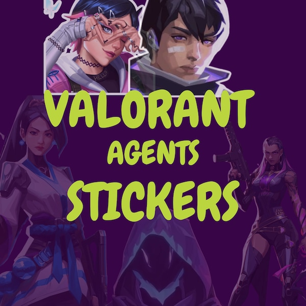 Valorant Stickers Digital - Etsy