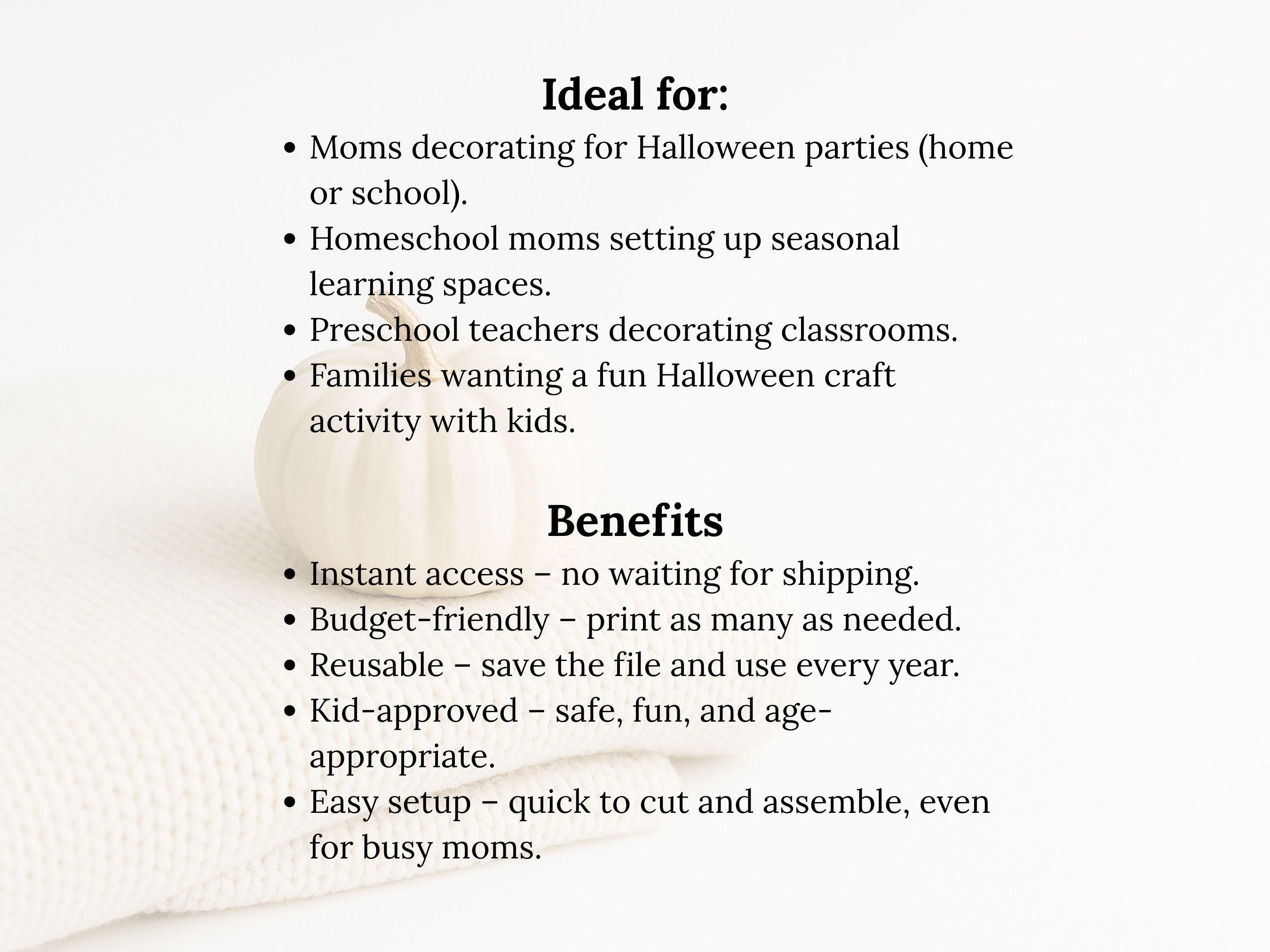 Halloween Pennant Flags Printable Kids Trick or Treat Banner Set Boo ...