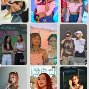 BINI Digital Stickers Bini Group Postcards Collections Cellphone ...