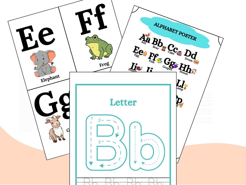 Preschool Homeschool Alphabet Tracing Pack Handwriting Training for ...