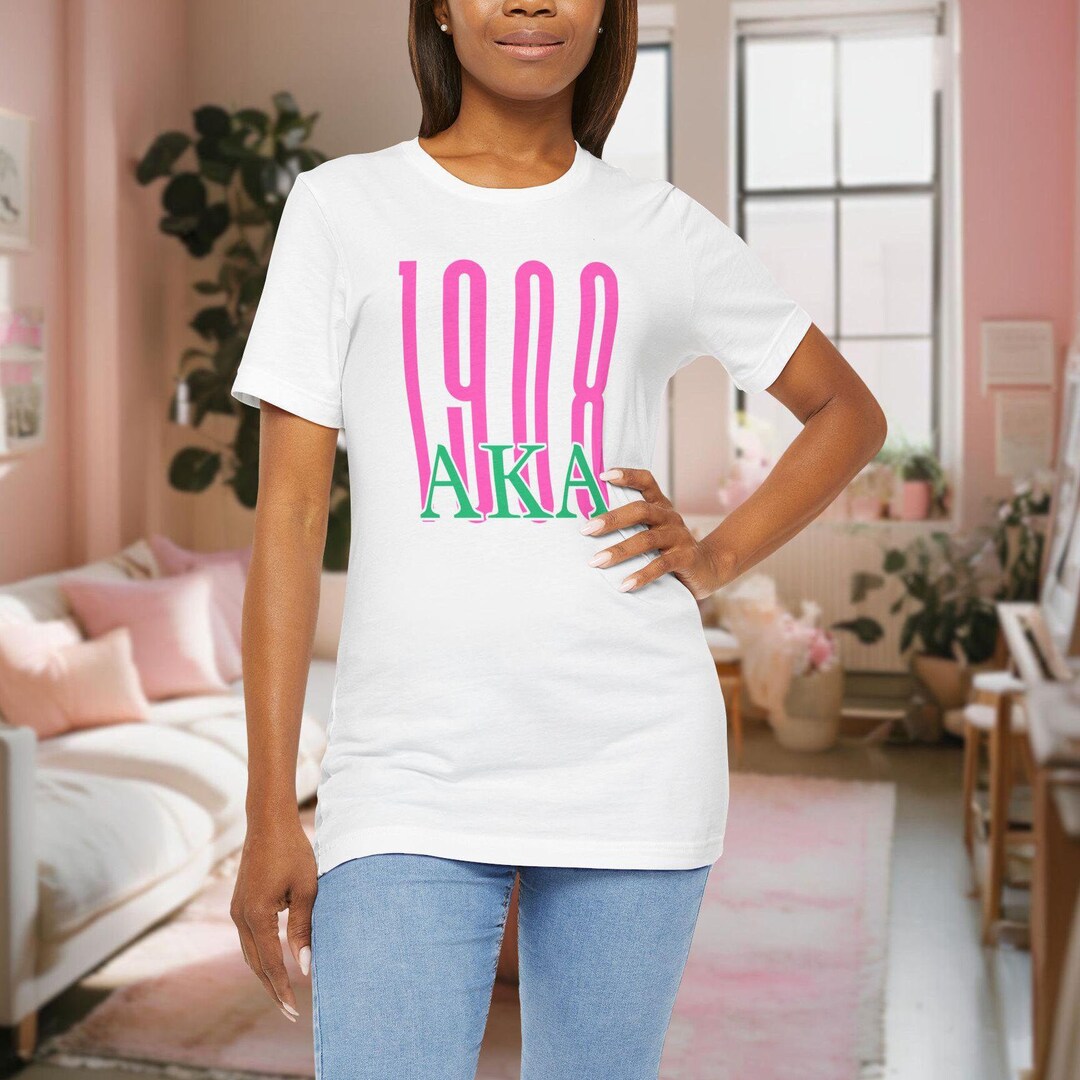AKA 1908 Alpha Kappa Alpha Comfort Colors Shirt Sorority Founders Day ...