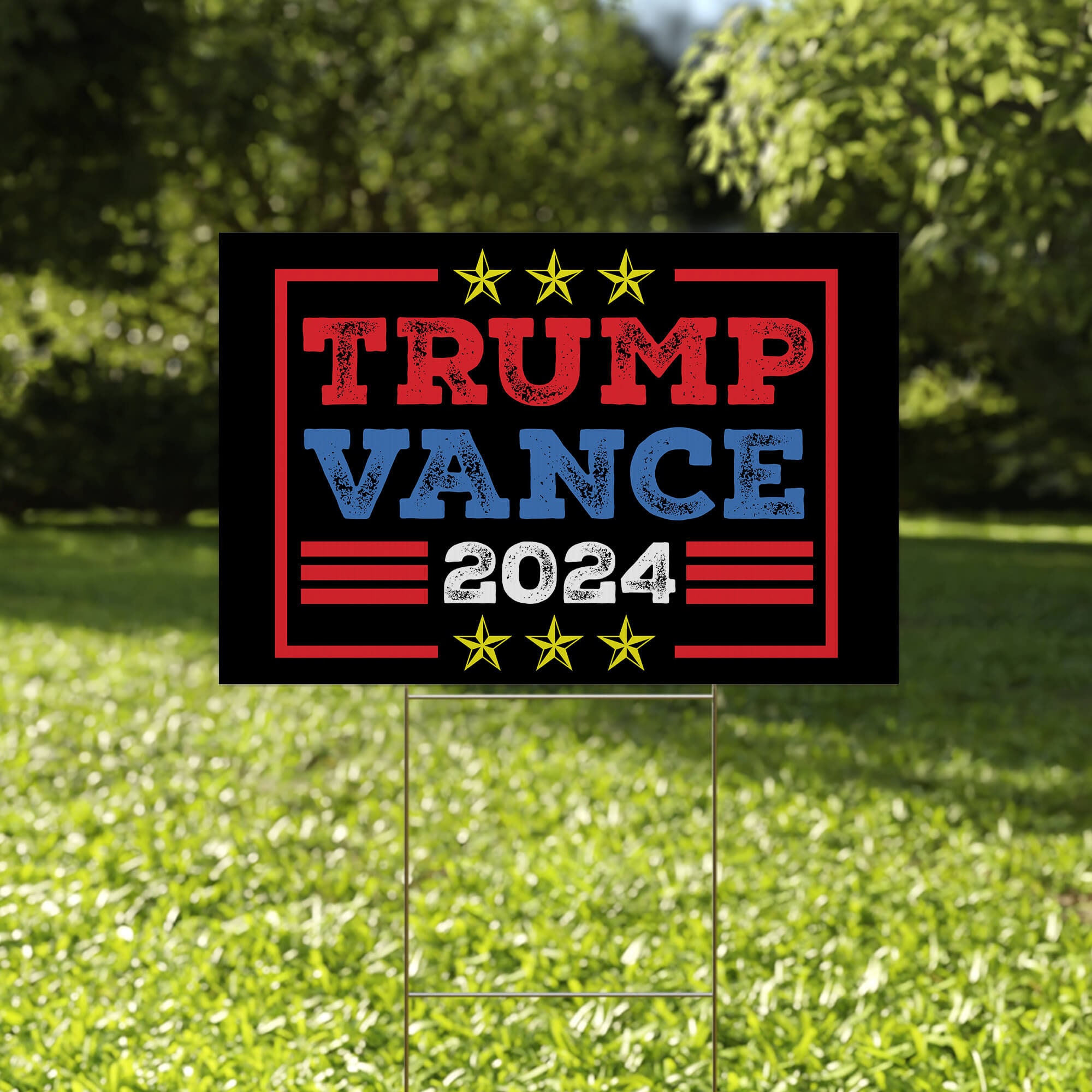 Trump Vance 2024 Yard Sign, Trump for President 2024 Take America Back ...