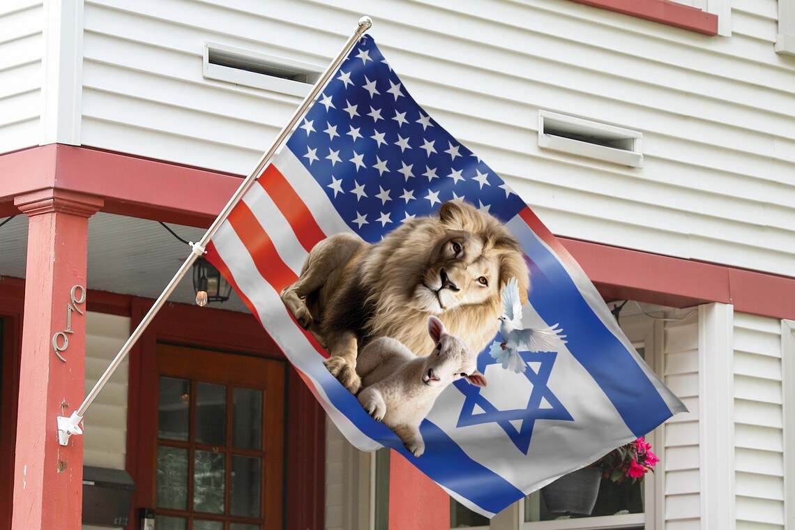 Stand With Israel Flag, Support Israel Flag, USA Flag Israel Flag ...