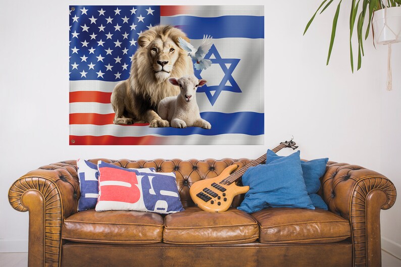Stand With Israel Flag, Support Israel Flag, USA Flag Israel Flag ...