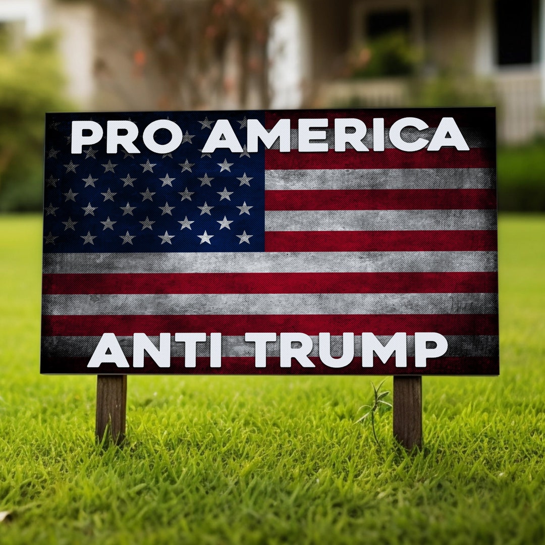 Pro America Trump Sign, Political Sign, Garden Decoration, Biden Yard ...