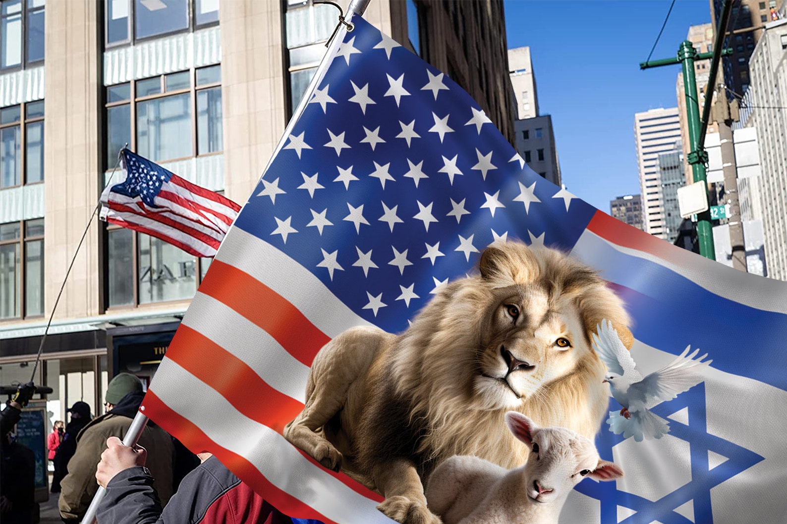 Stand With Israel Flag, Support Israel Flag, USA Flag Israel Flag ...