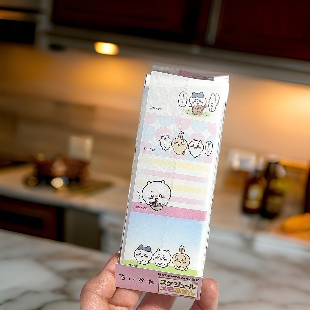 Chiikawa - Made in Japan Calendar Memo Notepad - Etsy UK