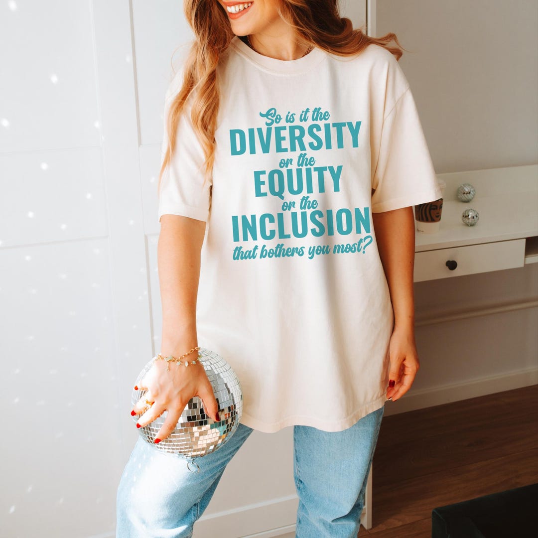 Pro-dei Comfort Colors T-shirt: Diversity, Equity, Inclusion - Etsy