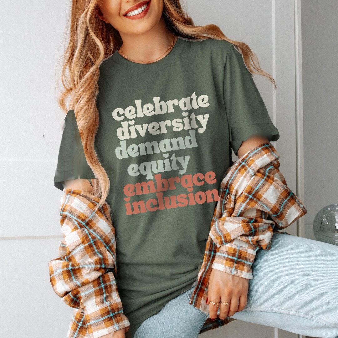 DEI Activists T-shirt: Pro Equality, Social Justice Top - Etsy