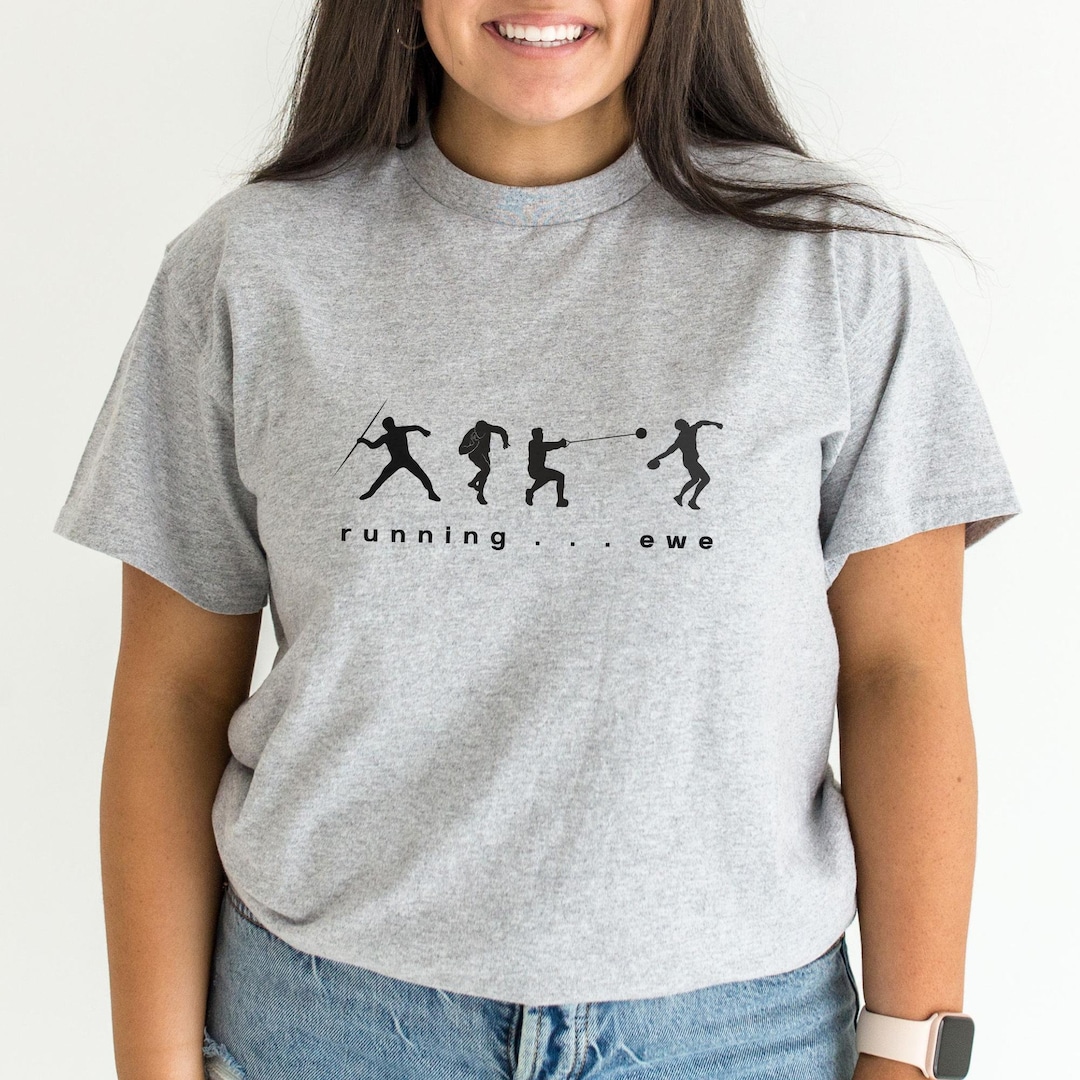 Funny Track and Field T-shirt, Shot Put Discus Hammer Throw, Thrower ...