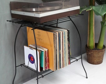Record player stand | Etsy