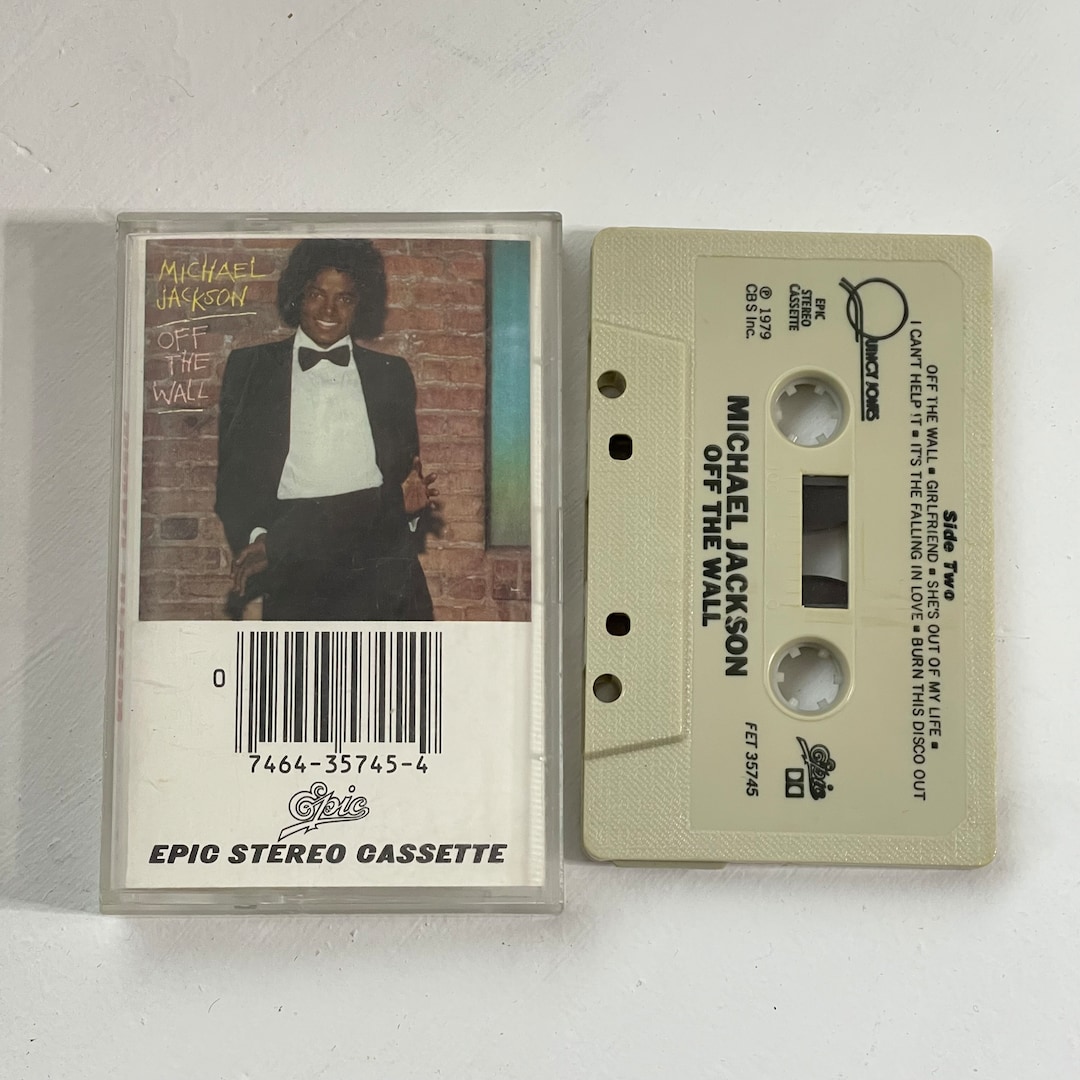 Vintage 70s 80s Music Cassette. Michael Jackson. off the Wall. R&B ...