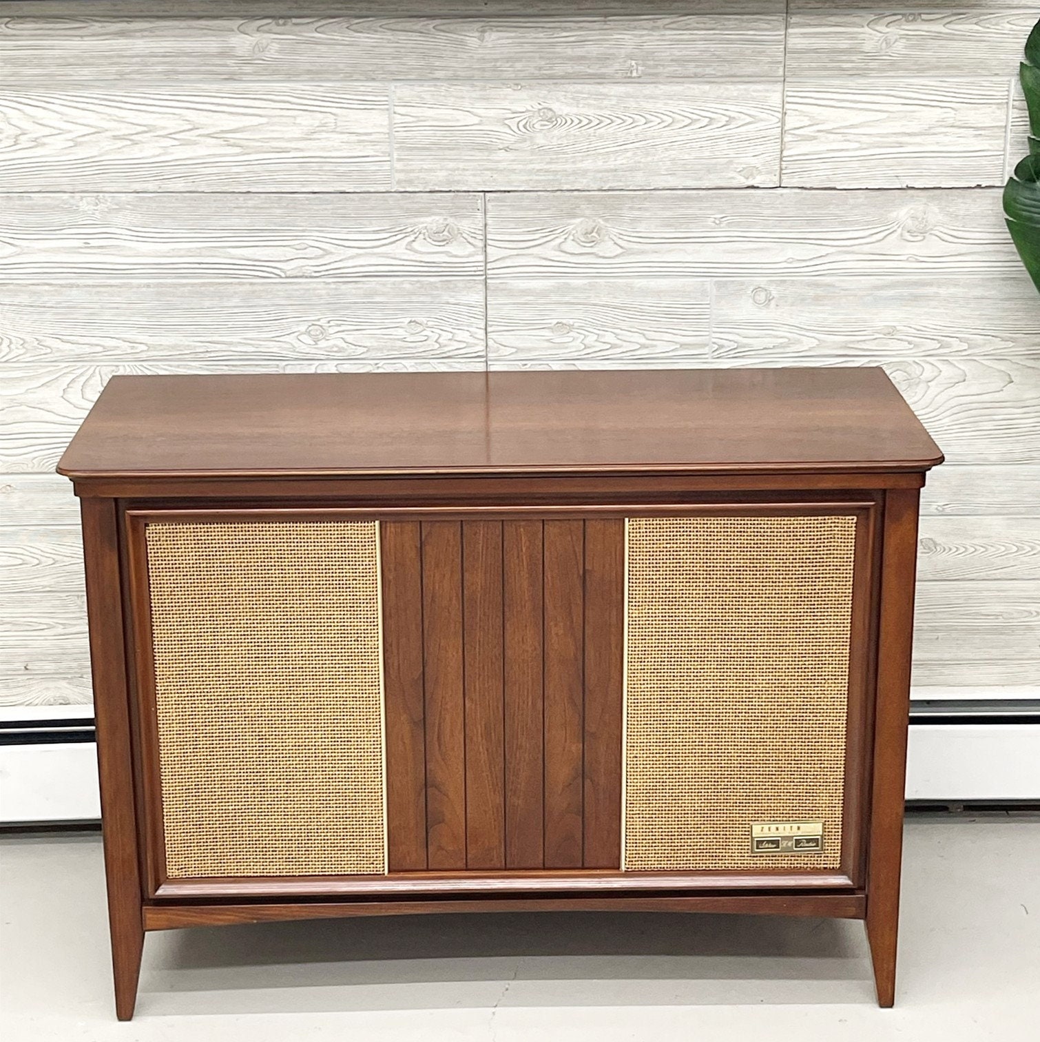 ZENITH Mid Century 60s Stereo Console Record Player Changer AM/FM Bluetooth