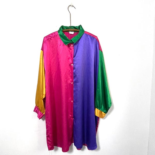 90s Color Block - Etsy