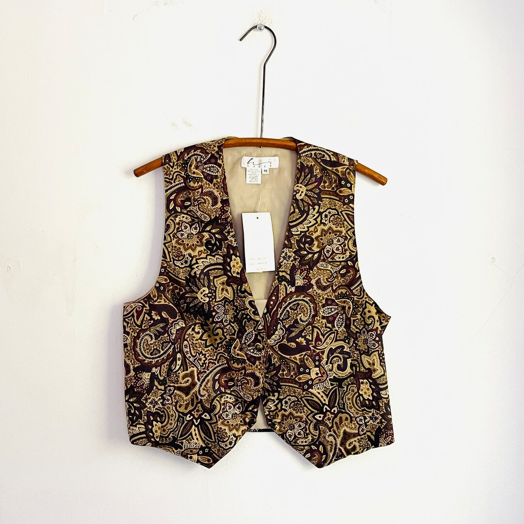 Vintage NWT Haley Paisley Vest. New With Tags. Bohemian Style. Boho ...