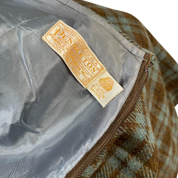 Vintage 60s 70s Pendleton Plaid Wool Ensemble Suit. P… - Gem