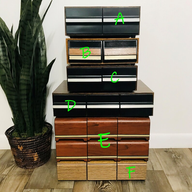 Vintage cassette tape music storage holder case | Etsy