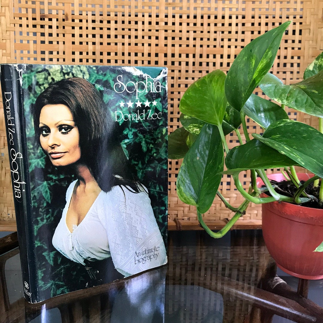 Vintage Book. Sophia Loren Biography Book. Donald Zec Author. Vintage ...