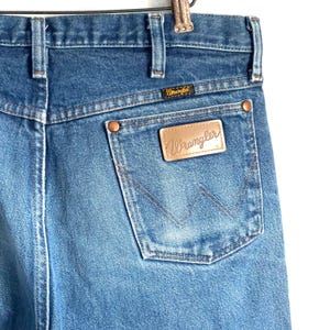 Vintage Wrangler Distressed Ripped Jeans. Whisker Worn Denim Pants ...