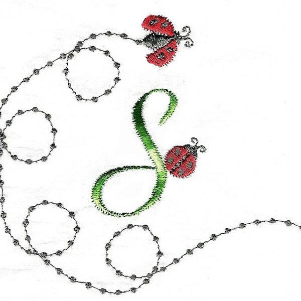Ladybug Embroidery - Etsy