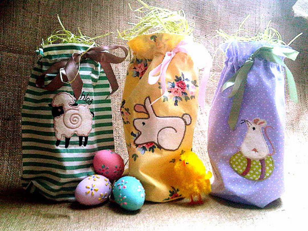 APPLIQUE EASTER BAGS Machine Embroidery Designs - Etsy