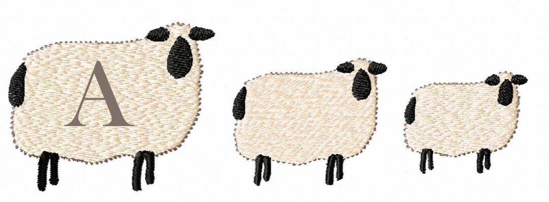 SHEEP-ISH A Machine Embroidery Designs - Etsy