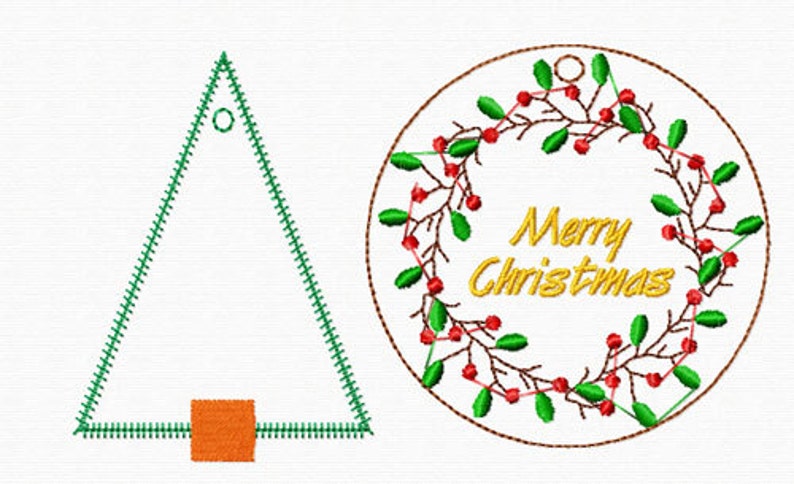 CHRISTMAS GIFT TAGS Machine Embroidery Designs - Etsy