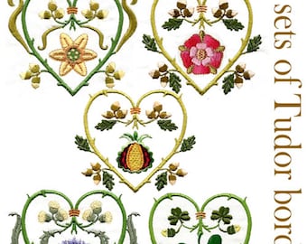 Tudor Machine Embroidery - Etsy