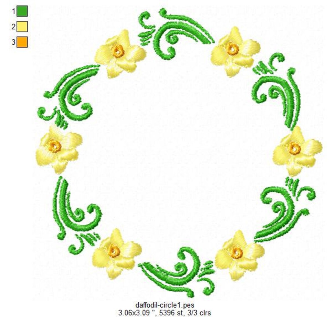 WELSH Daffodils.4 Machine Embroidery Designs - Etsy