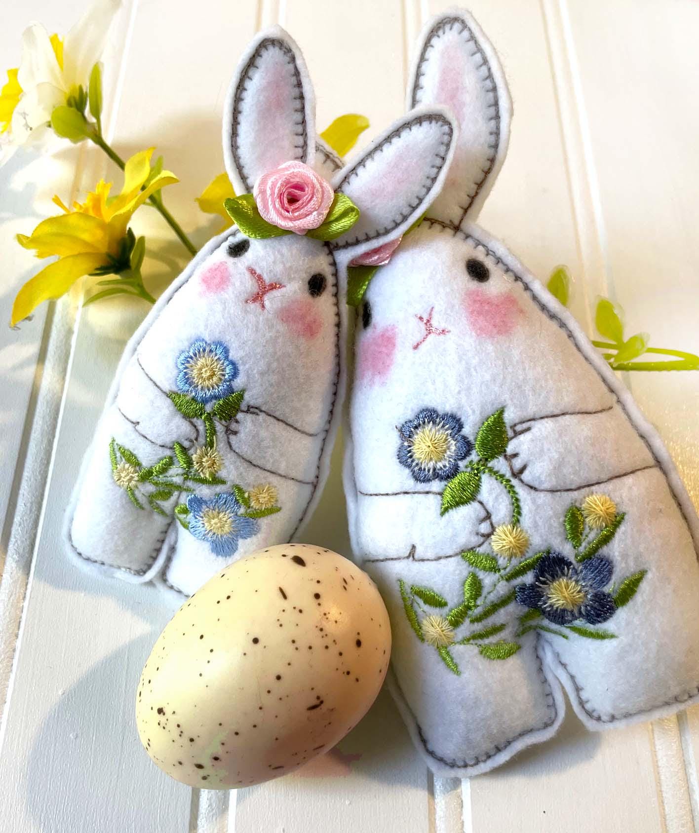 FAT EASTER BUNNY... Machine Embroidery Designs - Etsy