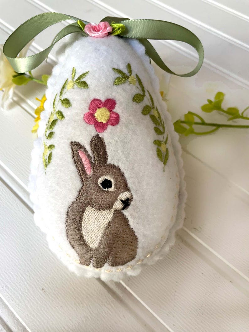 FAT EASTER EGG Bunny... Machine Embroidery Designs - Etsy