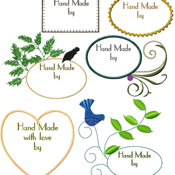 Embroidery Designs Quilt Labels - Etsy