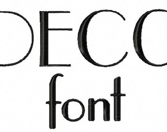 Deco Font | Etsy